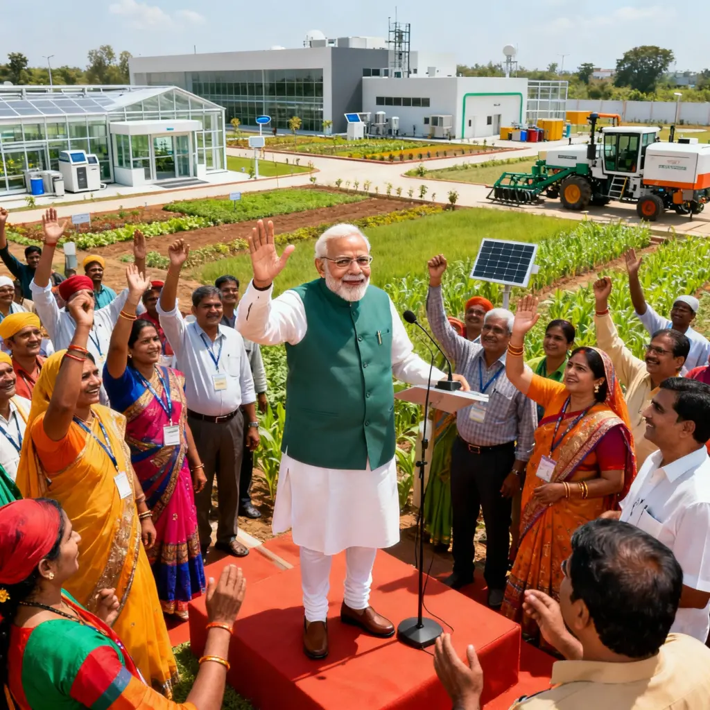 Prime Minister Modi Launches ₹35,440 Crore Mega Agriculture Schemes